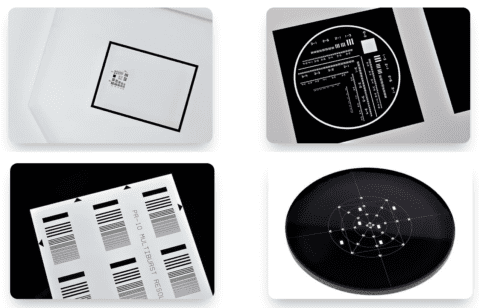 From 1951 USAF resolution test charts to almost any custom test targets ...