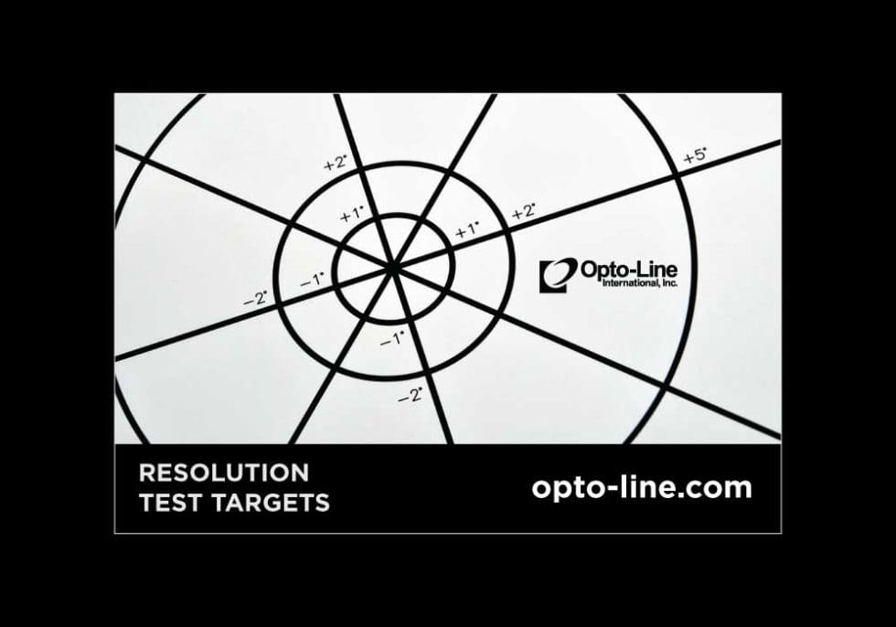 Opto-Line’s Resolution Test Targets Meet all MIL Standards. We help ...